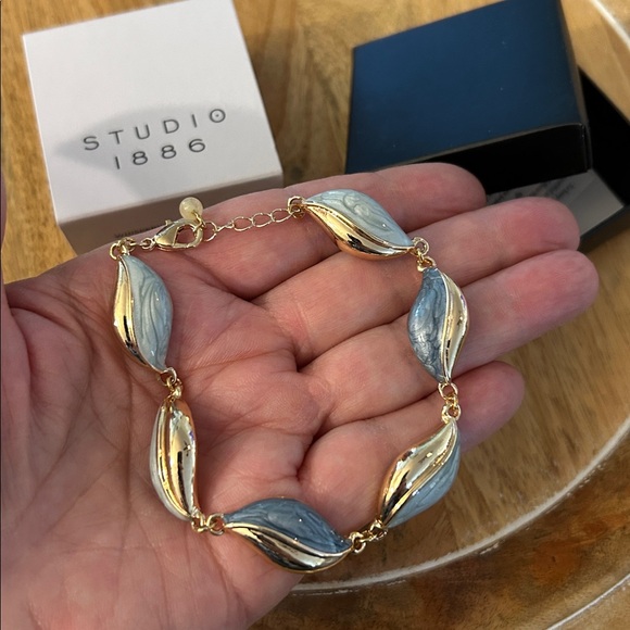 Avon | Jewelry | Avon Studio 886 Whispering Sky Enamel And Goldtone ...